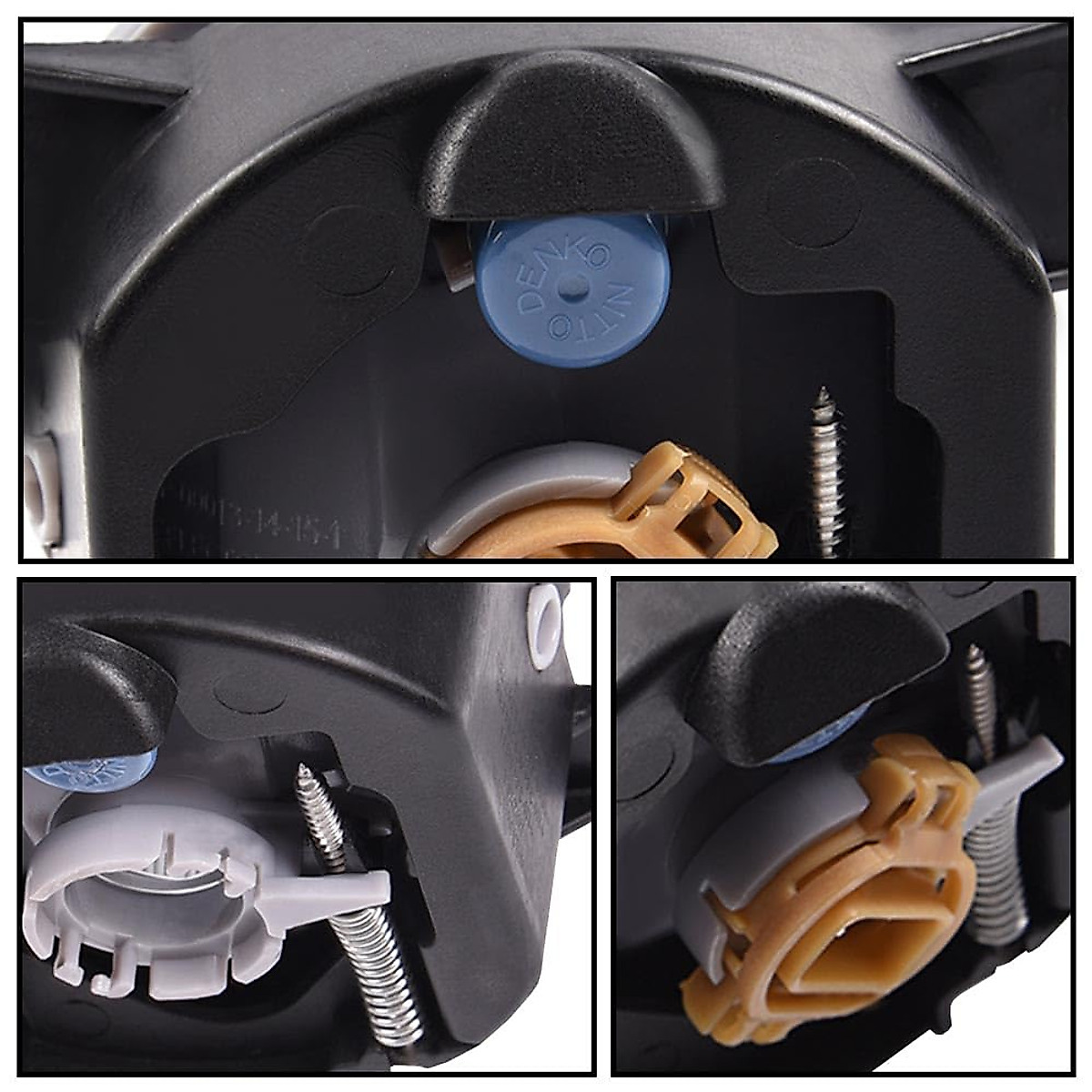 CHEDA Fog Lights Compatible with 2010-2018 Dodge Journey,2007-2017 Jeep Wrangler,2014-2018 Jeep Cherokee,2011-2013 Jeepgarnd Cherokee, 2011-2014 Dodge Charger,1pc (Clear Lens)