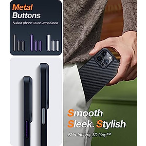 TORRAS 2023 Upgraded MegaMag Shield Designed for iPhone 14 Pro Max Case [Military Grade Drop Tested] [Compatible with MagSafe] for iPhone 14 Pro Max Phone Case [Aramid Fiber Made], Black