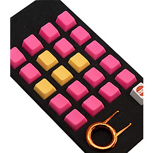 Tai-Hao Blank Rubber Gaming Keycaps : Blank No.2 Compatible with All MX Types Keyboards