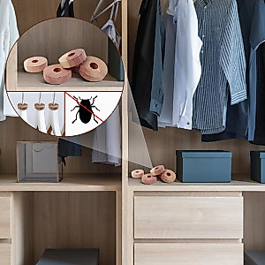 15 Pack Cedar Blocks, Cedar Blocks for Clothes Storage, Accessories for Household Closets, Wardrobes, Drawers Natural Aromatic