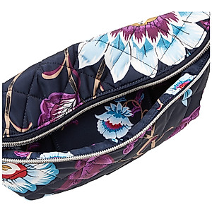 Vera Bradley Women's Performance Twill Convertible Crossbody Belt Bag With RFID Protection, Mayfair in Bloom, One Size