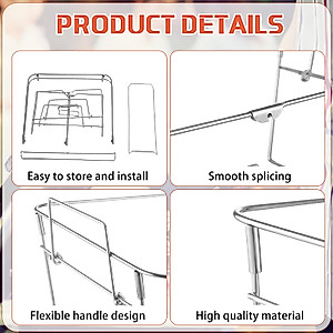 Thyle 8 Pcs Chafing Wire Rack Chafing Dish Rack, Foldable Buffet Serving Stand Easy Storage Reuse Dish Serving Trays Food Warmer Catering Supplies for Parties Occasions Events