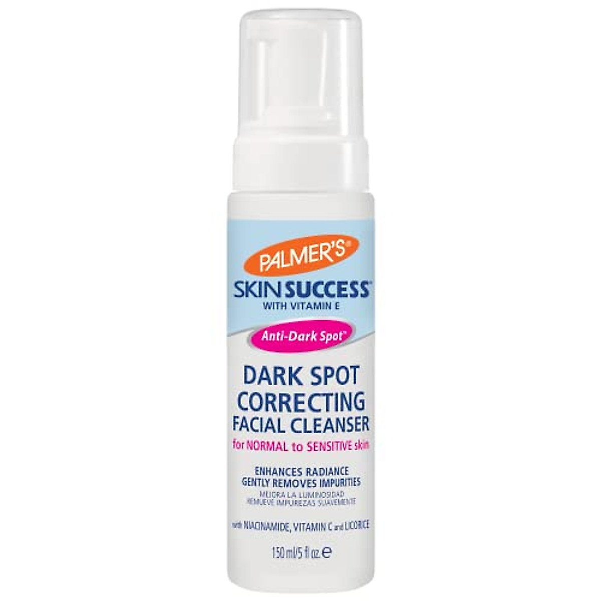 Palmer's Skin Success Eventone Foaming Facial Cleanser, Dark Spot Correcting Face Wash for Uneven Skintone and Acne Scars, 5 Oz