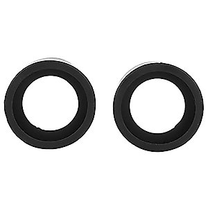 AUNMAS 2PCS Eyepiece Cover, Binocular Eye Cups Binocular Eye Cups Replacement Guard Soft Rubber 36mm Diameter Stereo Microscope Accessory for 32 36mm Stereo Microscope(Flat Angle)(KP-H2 Flat Angle)