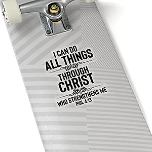 Teegarb Letter Blanket Sticker Decal Novelty Religious Prayer Holy Writ God Book Worship Lover Humorous Blessing Stickers for Laptop Car 2" × 2" / Transparent