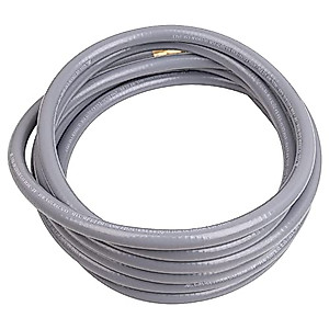 Empava ID Natural Hose Quick Disconnect Gas Connect with 3/8” Female Pipe Thread 15 FT CSA Certified, Grey