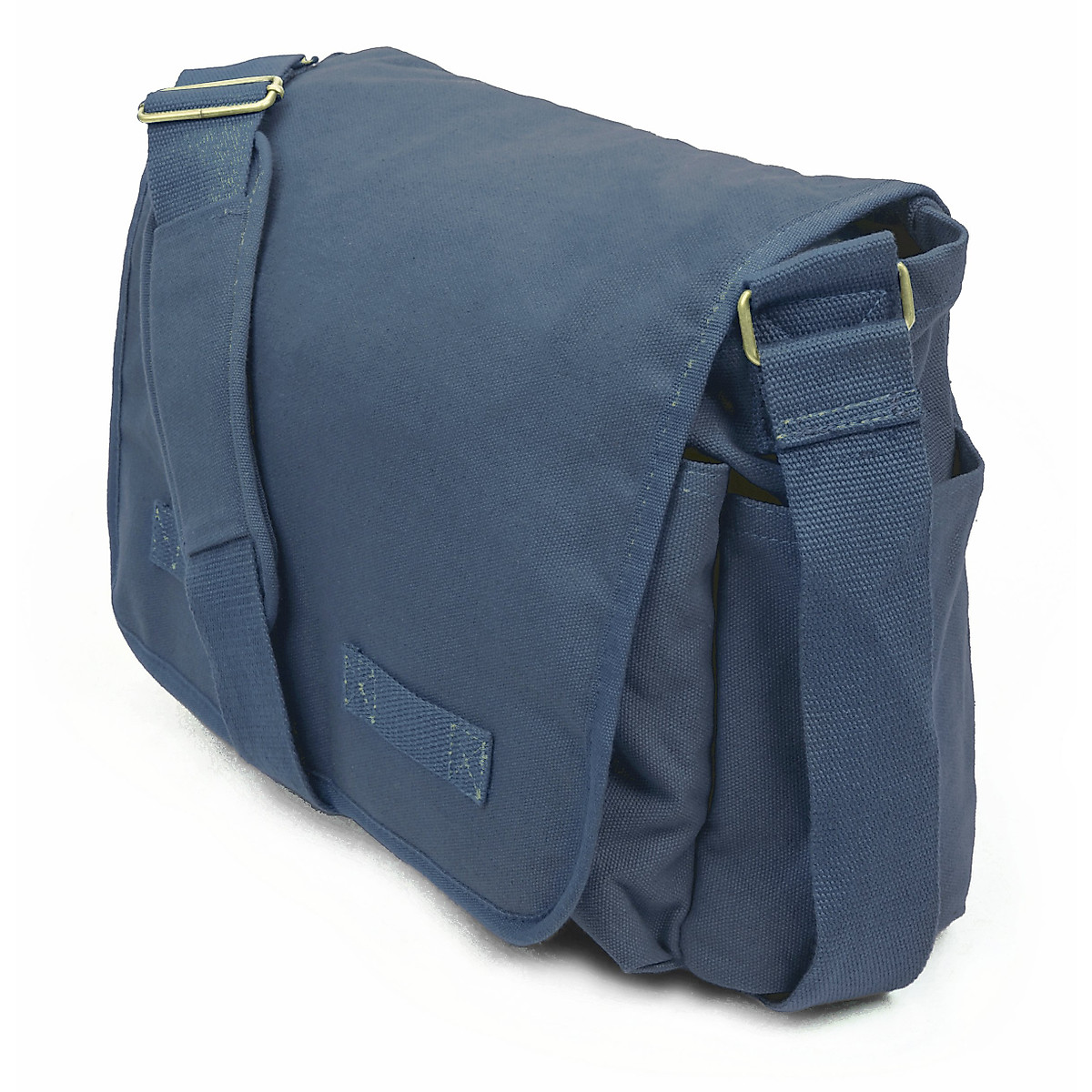 Sweetbriar Classic Vintage Messenger Bag - Original Heavyweight Cotton Canvas Shoulder Bag with Upgraded Features