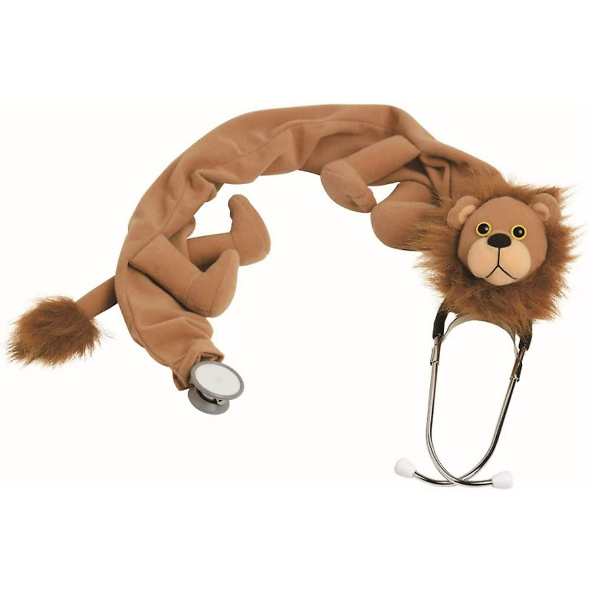 Pedia Pals Lion Stethoscope Cover for Nurses & Doctors – Soft, Washable & Fun Animal Design to Comfort Kids – Universal Fit for Standard Stethoscopes Animal Cover, Latex-Free & Safe for Children