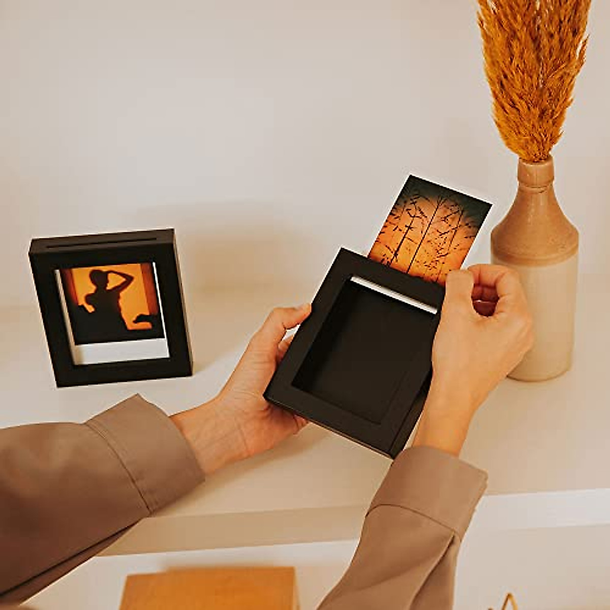 Polaroid Photo Frame 3-Pack Matte Black (6180) - Official Polaroid Photo Display Frames