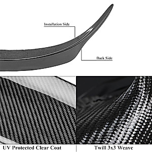 AeroBon Real Carbon Fiber Trunk Spoiler Compatible with 2019-2024 Toyota GR Supra A90 A91 Coupe (A Style)