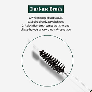 Eyelash Growth Serum, BREYLEE Eyelash Serum for Eyelash Growth Lash Growth Serum, Lash Serum, Eyelash Conditioner, Lash boost Serum for Longer, Fuller Thicker Lashes & Eyebrows(Gold, 3ML/ 0.1 Fl. Oz)