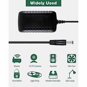 Jantoy AC Adapter Charger Compatible with Atari Flashback 2 Classic Game Console Flash Back 9V PSU