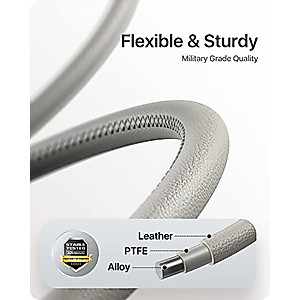 andobil Gooseneck Phone Holder for Bed & Desk [40in Flexible & Sturdy Arm] 360 Adjustable Clamp Clip, Overhead Mount Stand Bedside Phone Holder for iPhone 14 13 Pro Max 12 11 Samsung S23 S22 S21 etc