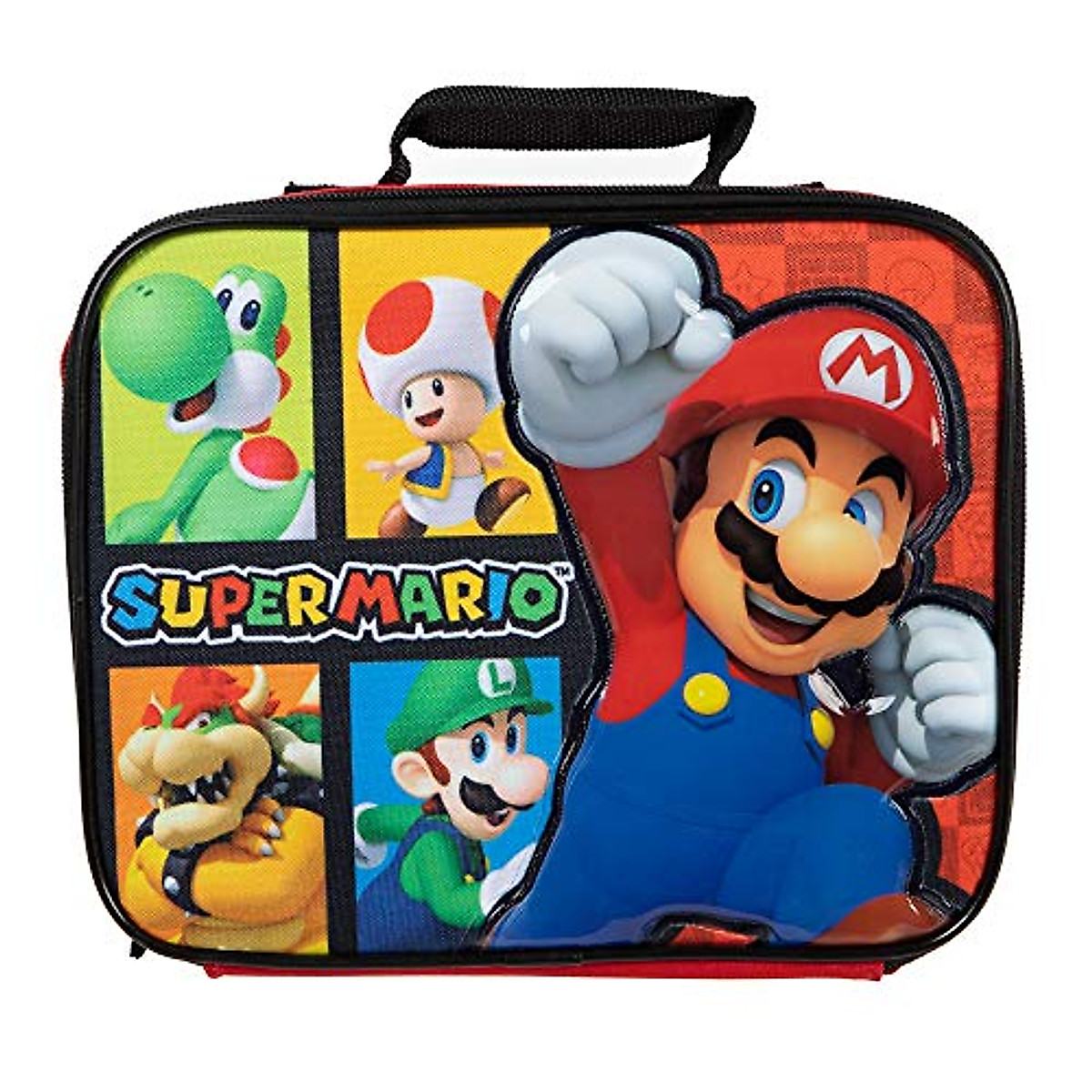 Super Mario Brothers Retro Video Game Insulated Lunchbox