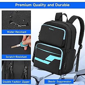 Deegotech Gaming Backpack Fit for PS5, Protective Travel Carrying Case Bag Compatible with Playstation 5 Console Game Storage Bag with Multiple Pockets Fit for PS5 Disc/Game Cards/Laptop