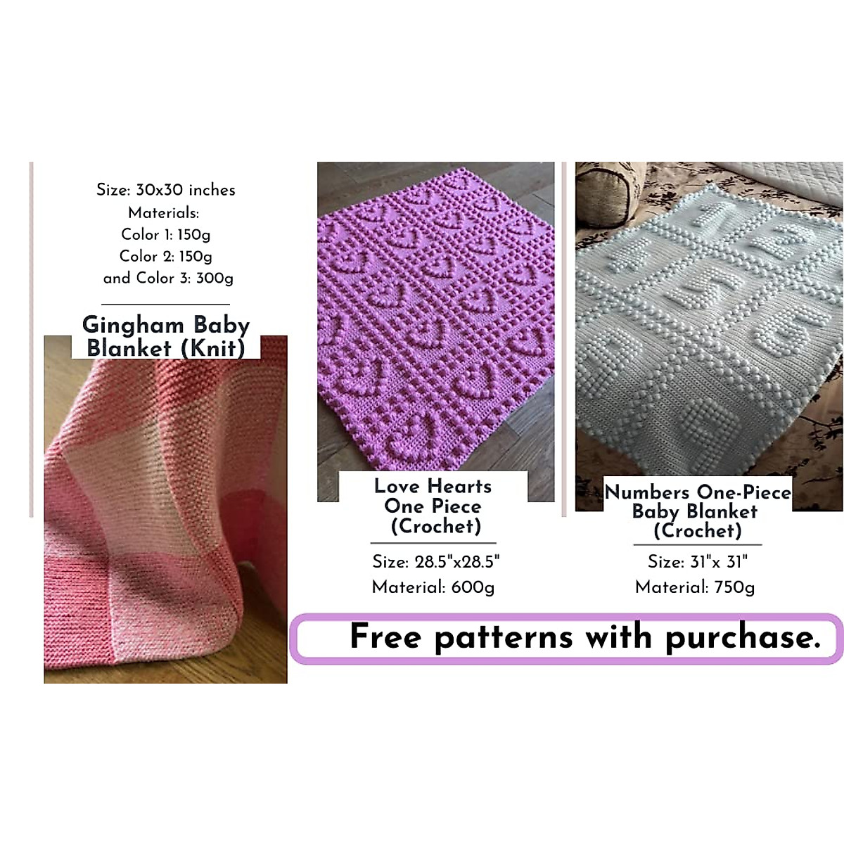 KnitPal Cotton to The Core Soft Cotton Yarn for Crocheting, 78% Cotton and 22% Acrylic - 3 DK Weight Cotton Acrylic Blend Yarn for Knitting - Soft Baby Yarn - 6 Skeins, 852 yds/300g (Charcoal Black)