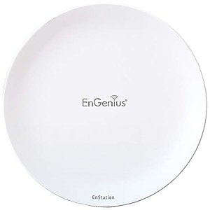 EnGenius Technologies Wi-Fi 5 Outdoor AC867 5Ghz Wireless Access Point/Client Bridge, Long Range, PTP/PTMP, IP55, 26dBm Transmit Power with 19dBi Directional Antennas, GigE Port (EnStation5-AC)