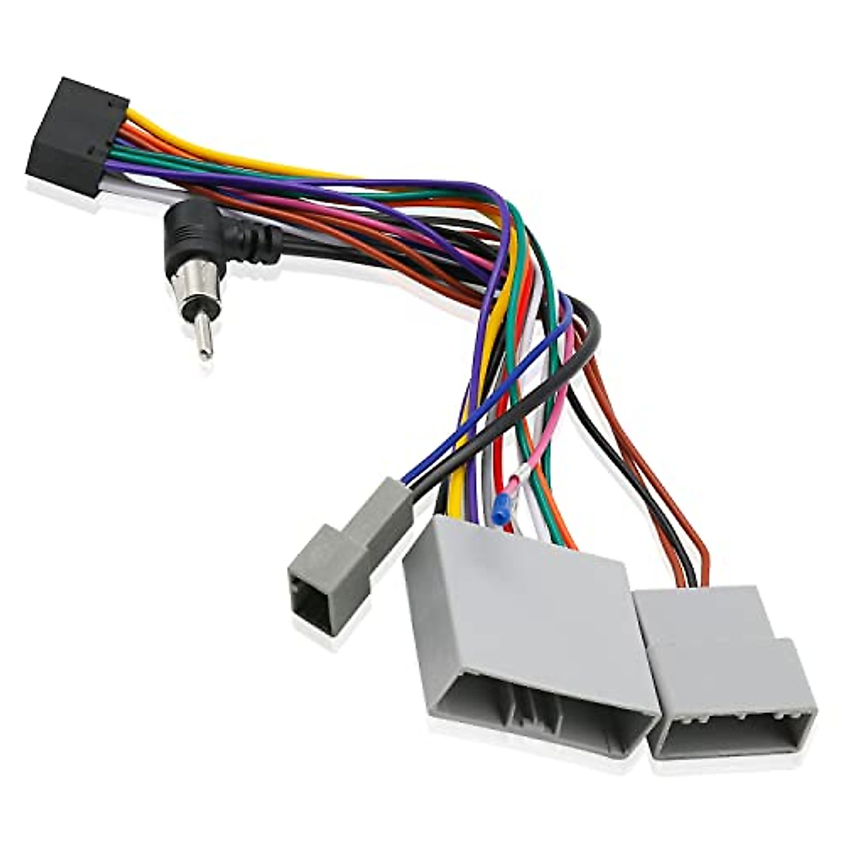 Fiegromech Radio Stereo Wiring Harness Replacement for Honda CRV 2007-2011 and Honda Civic 2008-2011, 16 Pin ISO Car Radio Power Speaker Cable with Antenna Adapter