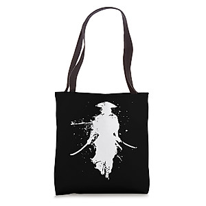 Samurai Warrior - Sword Art Japanese Fighter Katana Tote Bag