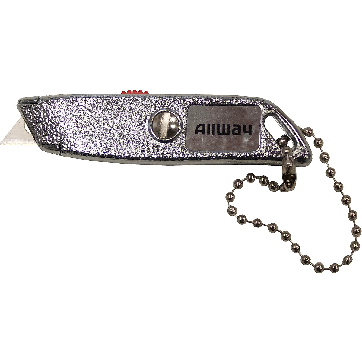 ALLWAY MK4 Chromed Die-Cast Retractable Micro Knife, 2-1/2"