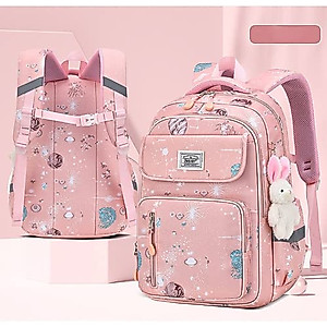 HUIHSVHA Laptop Backpack, Large Capacity College School Bag, Casual Travel Daypack Bookbag for Boys Girls Students