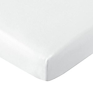 Pack n Play Fitted Sheet, 100% Organic Cotton, Stretchy Pack n Play Sheets, Ultra Soft Breathable Mini Crib Sheets, Convertible Playard Mattress Cover, Hypoallergenic Playard Playpen Sheet, Grey