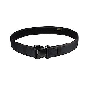 Perfect Fit Shield Wallets Nylon Duty Belt with Hook Lining 2 inch Police Web Belts for Law Enforcement US Made, Black