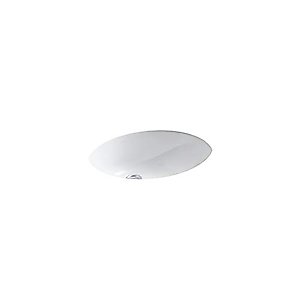 KOHLER K-2210-0 Caxton Under-Mount Bathroom Sink, White