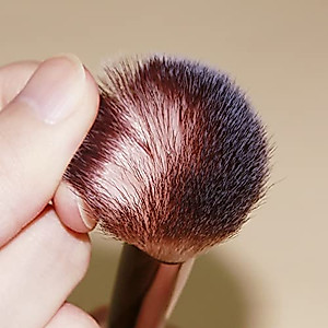 Raffaello Makeup Brushes, 15 Pcs Professional Premium Synthetic Brush Set, Foundation Concealer Eyeshadow Blush Makeup Brush Set (Champagne Gold)