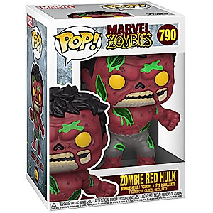 POP Marvel Zombies Zombie Red Hulk Funko Pop Vinyl Figure Bundled with Compatible Pop Box Protector Case Multicolored 3.75 inches