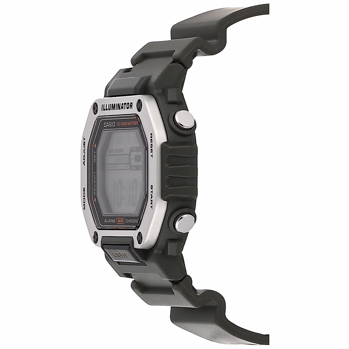 Casio LED Illuminator 10-Year Battery 1/100 Second Stop Watch | Daily Alarm Men's Watch MWD-110H-3AV