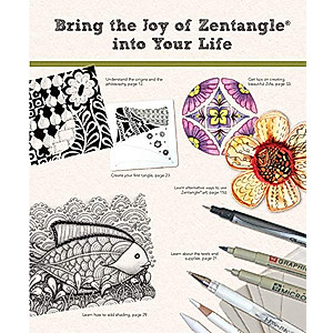 Joy of Zentangle: Drawing Your Way to Increased Creativity, Focus, and Well-Being (Design Originals) Instructions for 101 Tangle Patterns from CZTs Suzanne McNeill, Sandy Steen Bartholomew, & More