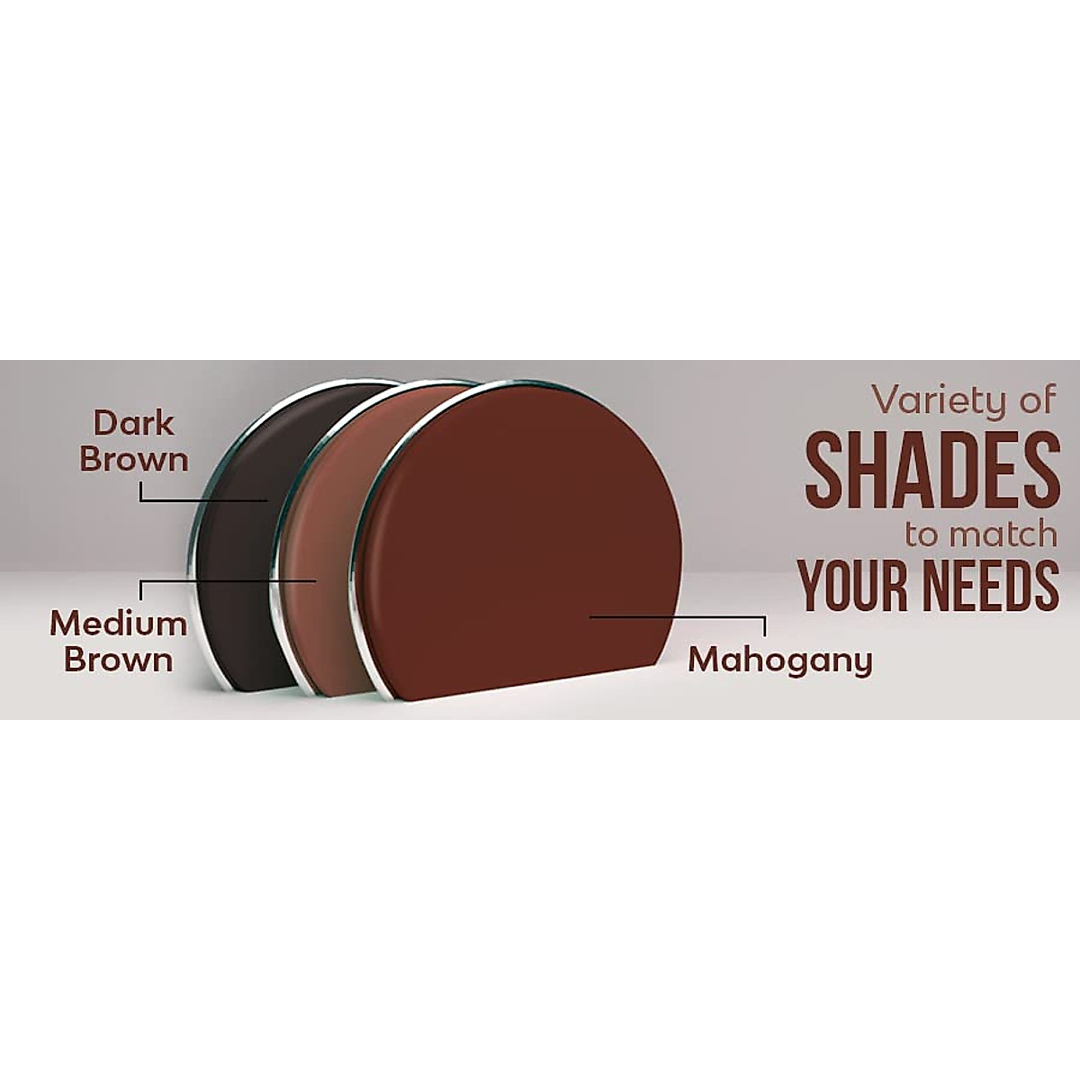 Leather Max Quick Blend Refinish and Repair Kit, Restore, Recolor & Repair / 3 Color Shades to Blend with/Leather Vinyl Bonded (Dark Brown Mix)