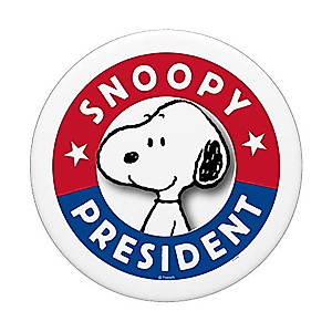 PEanuts Snoopy for president PopSockets PopGrip: Swappable Grip for Phones & Tablets