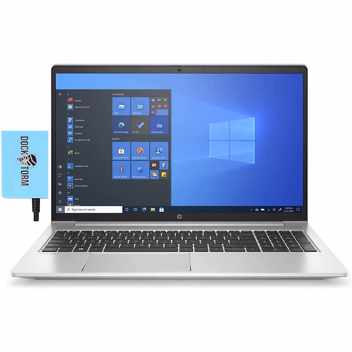 HP ProBook 450 G8 15.6" FHD IPS Laptop (Intel i7-1165G7 4-Core, 64GB RAM, 1TB PCIe SSD, Intel Iris Xe, Backlit KYB, AC WiFi, Bluetooth 5.1, HD Webcam, Win 10 Pro) with Hub