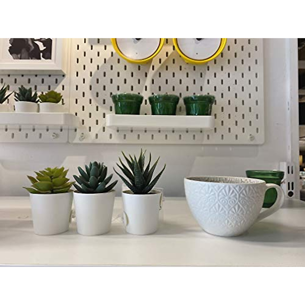 Up Pod Porcelain Cappuccino Cups, 12 Ounce Latte Cups, White Espresso Cups, Tea Mug Sets of 2