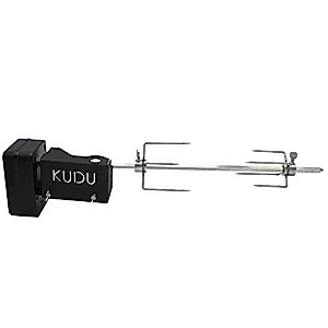 KUDU Grills Stainless Steel Rotisserie. Battery Powered. 5/16 Inch
