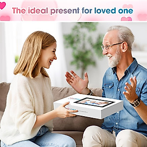 WiFi 10.1'' Digital Picture Frame with 1280x800 Resolution, Touchscreen Digital Photo Frame Share Photos and Videos Remotely via APP - Gift Guide for Christmas