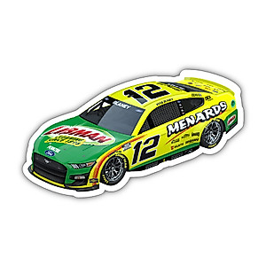 R and R Imports Nascar #12 Ryan Blaney 4-Inch Vinyl Decal Stiker Car Design
