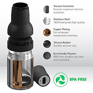 Asobu Frosty Beer 2 Go Vacuum Insulated Double Walled Stainless Steel Beer Can and Bottle Cooler with Beer Opener Eco Friendly and Bpa Free (Silver)