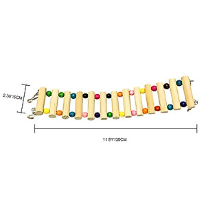 Leeko Pet Hammock Hamster Hanging Toy, 3 Piece Set House Hanging Bed Cage Toys for Small Animal Sugar Glider Squirrel Chinchilla Hamster Rat Playing Sleeping