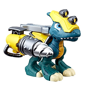 Chomp Squad Playskool Dino Bundle, Dinosaur Toy 3-Pack with Backsplash, Tow Zone and Drill Bite Dinosaur Figures for Kids 3 Years and Up