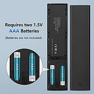 Voice Replacement Remote Control for Sony TV, for Sony-TV-Remote for All Sony BRAVIA XR Full Array LED 4K Ultra HD Smart Google TV, with Netflix, Google Play Buttons