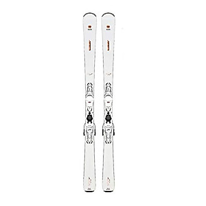 Rossignol Nova 8 CA Womens Skis 163 W/Xpress 11 GW Bindings White Sparkle