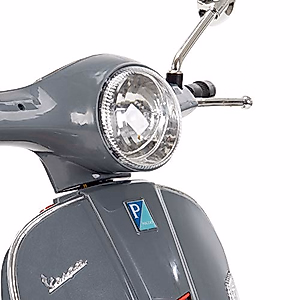 Huffy Kids Battery 6V Ride-On Vespa Scooter Grey