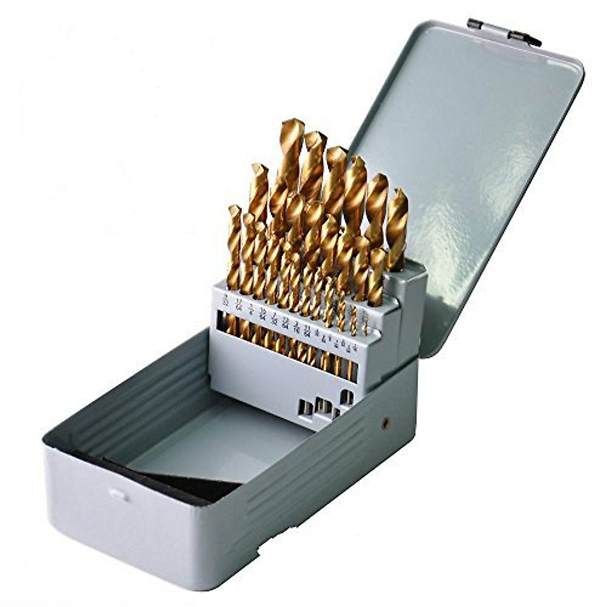 29PCS Drill Bit Set HSS Titanium Multi Bits Twist Metal Tools 135 Split Point