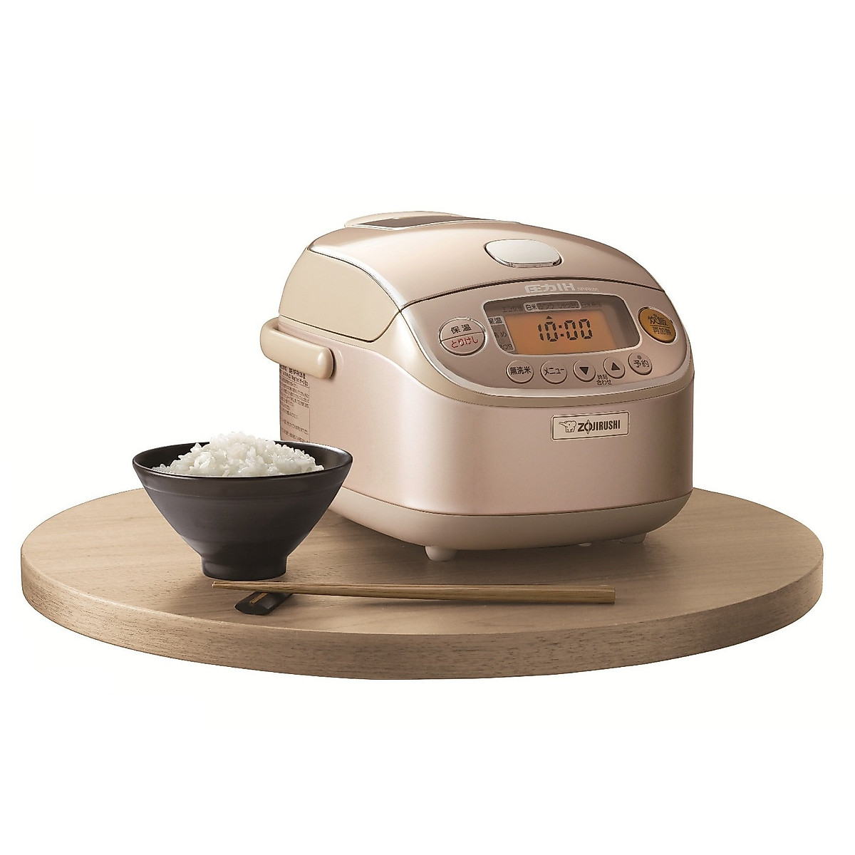 ZOJIRUSHI IH Pressure Rice Cooker 3 Cups Champagne Gold NP-RK05-NZ