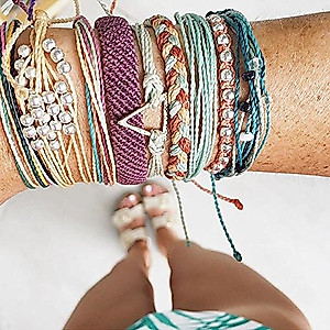Pura Vida Hakuna Matata Single Bracelet - Handcrafted - 100% Waterproof Wax Coated Accessories