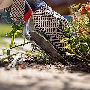 Radius Garden 10211, Ergonomic Aluminum Hand Weeder, Red