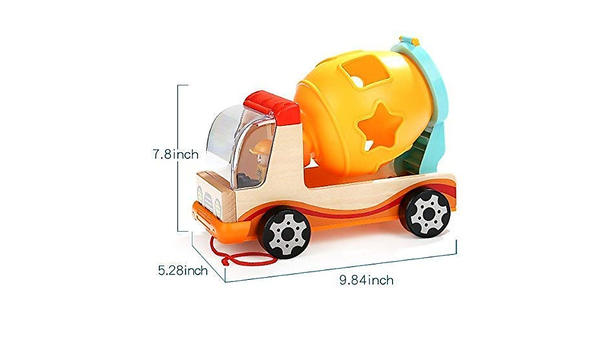 Engaging TOP BRIGHT Dump Truck Shape Sorter Toys for Toddlers